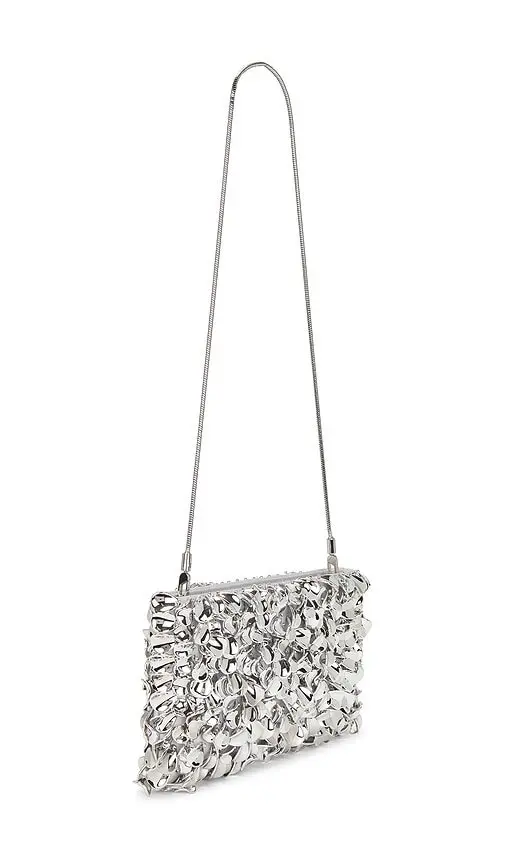 Simkhai Reese Beaded Clutch - Silver