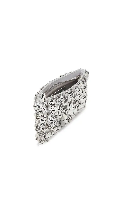 Simkhai Reese Beaded Clutch - Silver