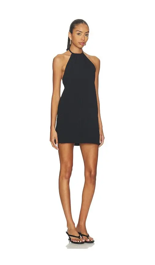 Hunza G Halterneck Mini Dress