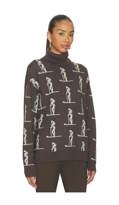ALP N ROCK Nala Vintage Ski Sweater In Brown