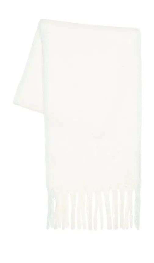 Free People Winter Chill Blanket Scarf In Beige - Ivory
