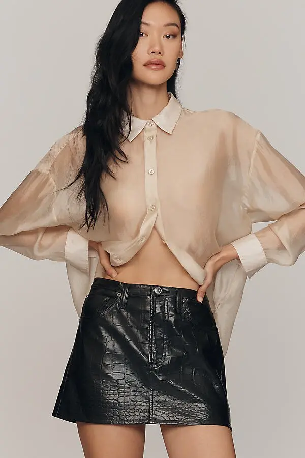 AGOLDE Keira Mini Skirt
