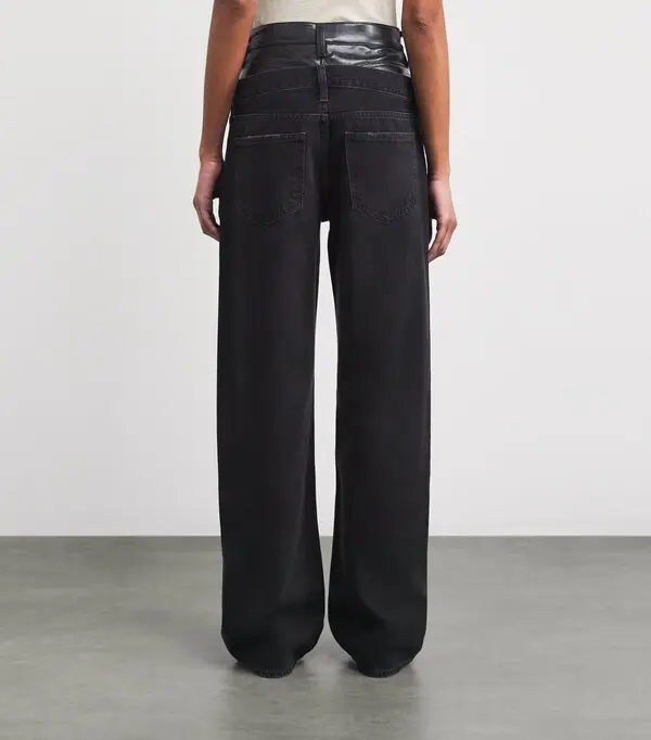 AGOLDE Elson Double-waist Straight Jeans