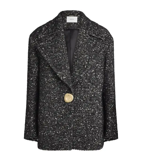 JOSEPH Wool Tweed Donegal Agar Coat