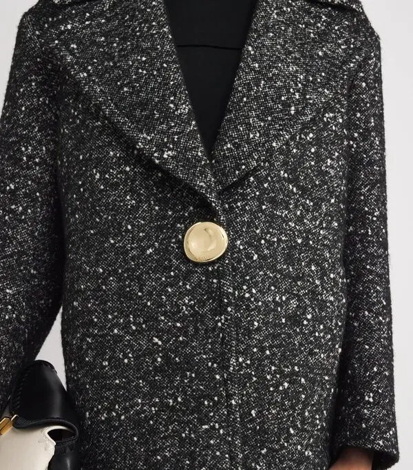 JOSEPH Wool Tweed Donegal Agar Coat