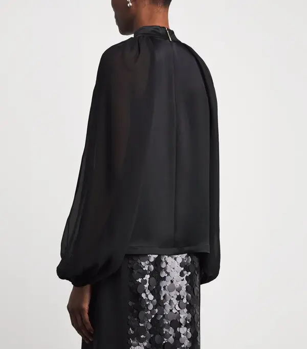 JOSEPH Satin Cave Blouse
