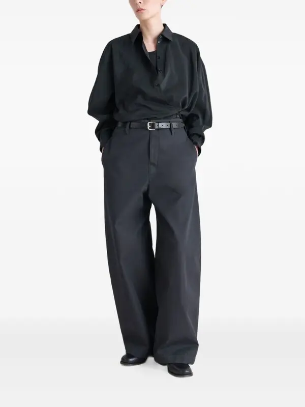 LEMAIRE Silk Shirt - Black