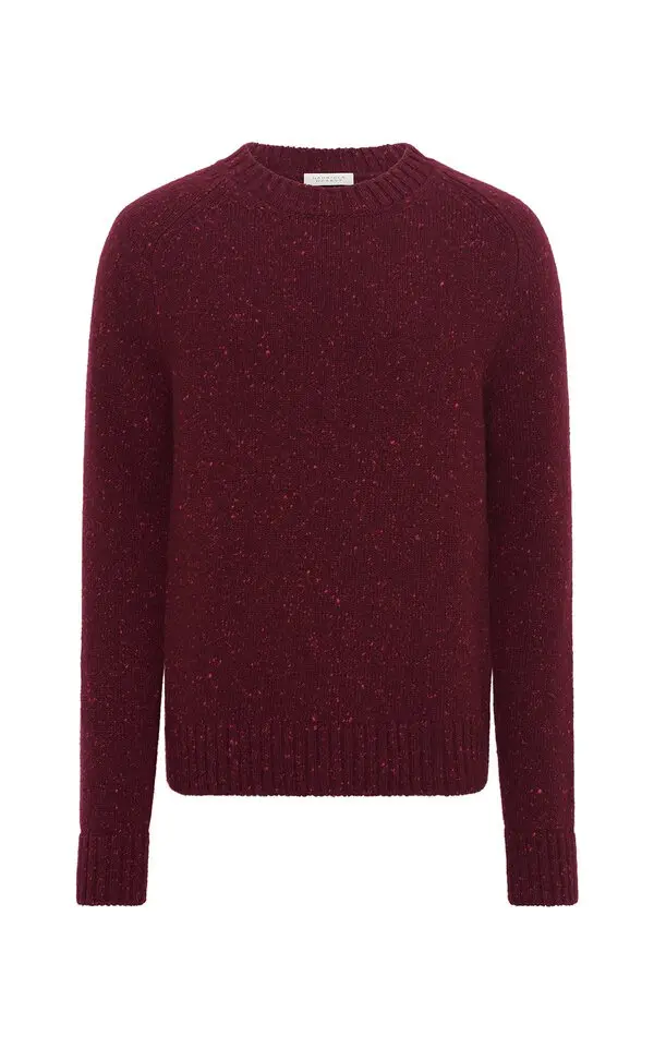 Gabriela Hearst Daniel Knit Cashmere Sweater - Bordeaux