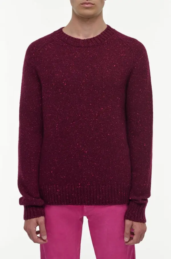 Gabriela Hearst Daniel Knit Cashmere Sweater - Bordeaux