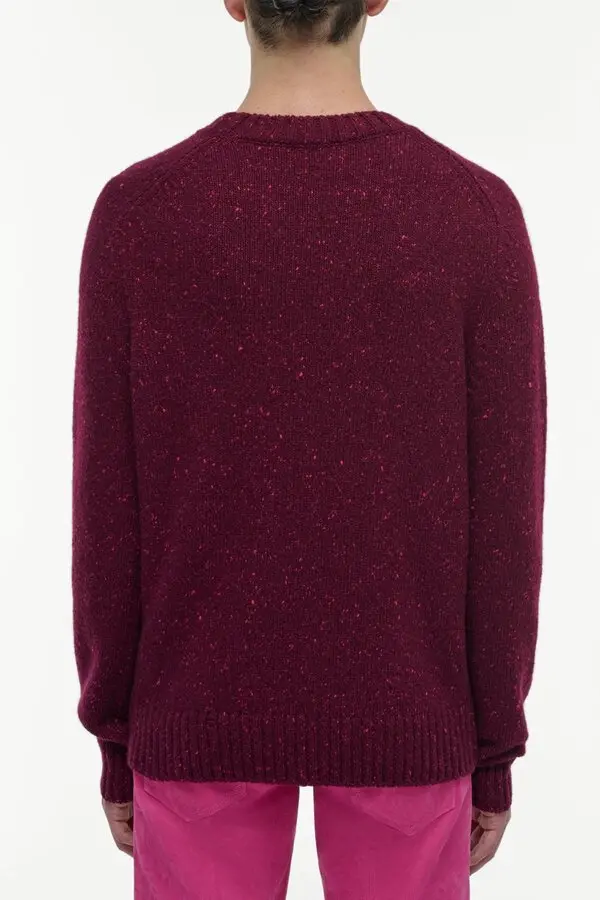Gabriela Hearst Daniel Knit Cashmere Sweater - Bordeaux