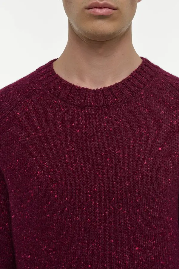 Gabriela Hearst Daniel Knit Cashmere Sweater - Bordeaux