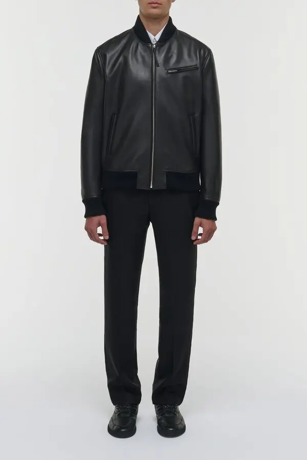 Gabriela Hearst Gregory Leather Bomber