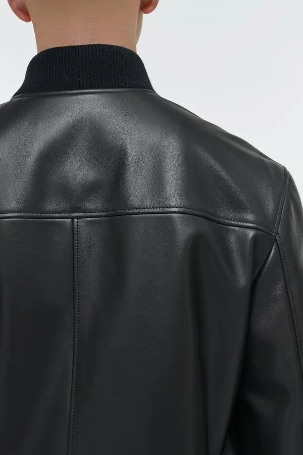 Gabriela Hearst Gregory Leather Bomber