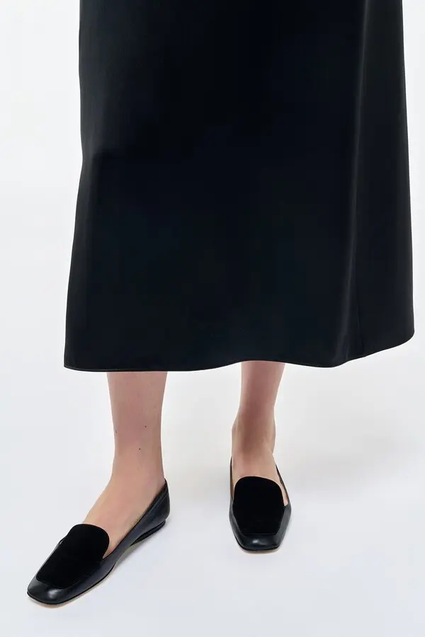 Gabriela Hearst Aveda Flat Loafer - Black