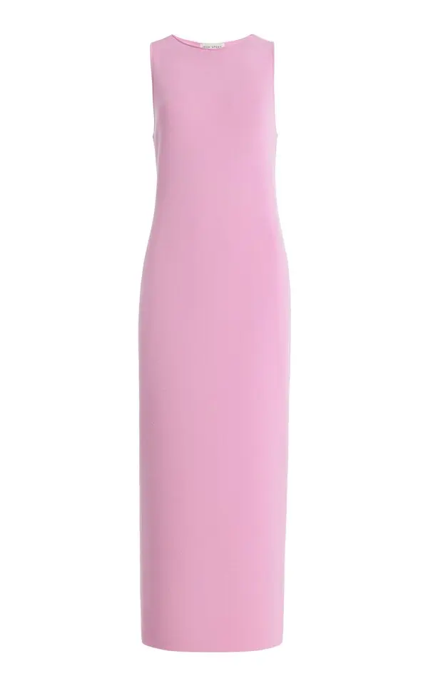 HIGH SPORT Devin Wool Midi Dress - Pink