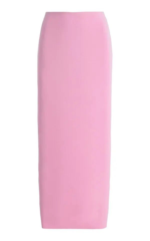 HIGH SPORT Cassidy Wool Midi Skirt - Pink