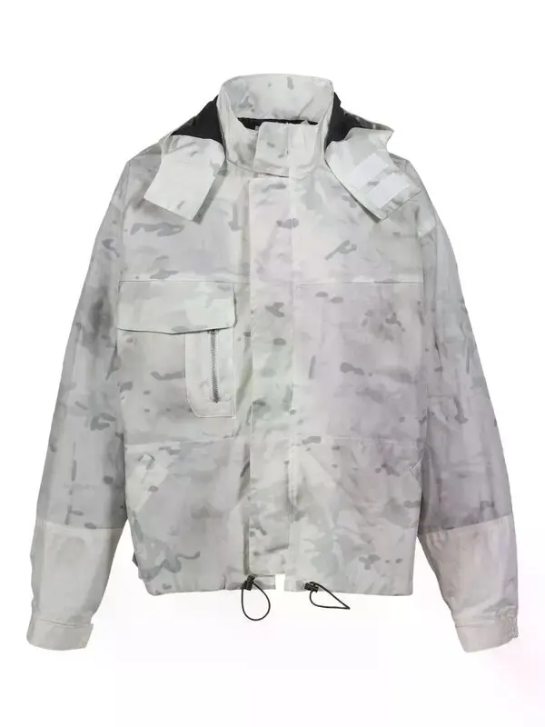 ALEXANDER DIGENOVA Camouflage-print Drawstring Jacket