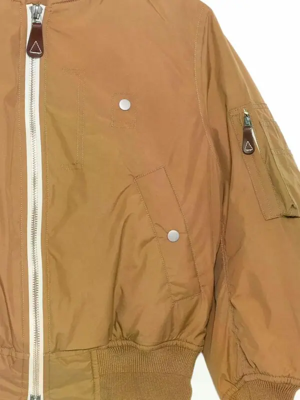 PHENIX Padded Bomber Jacket - Brown