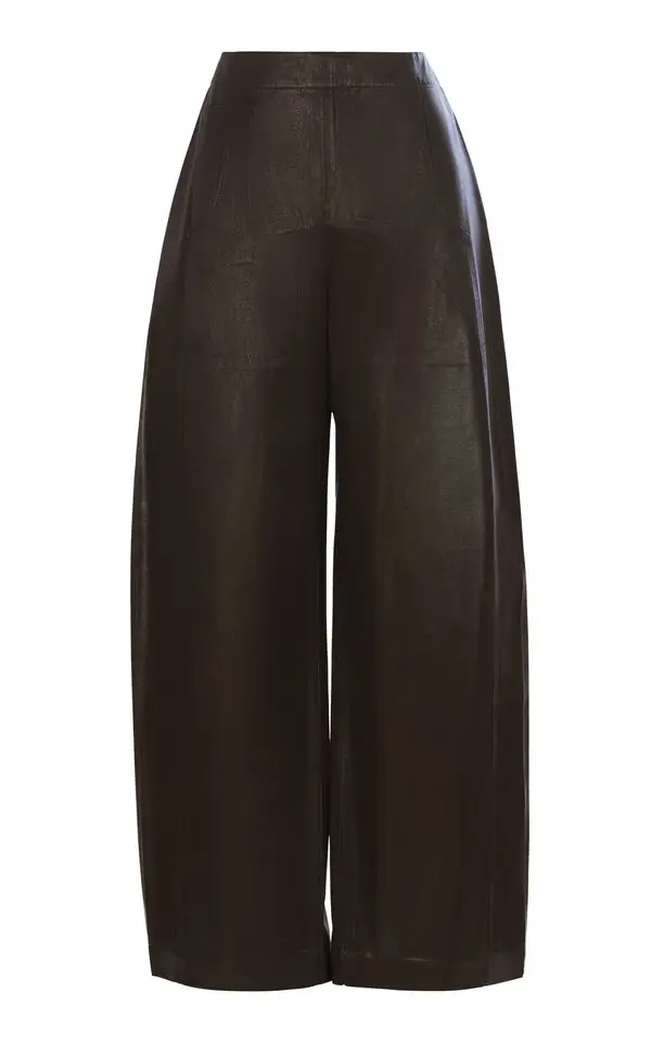 Rachel Comey Tany High-rise Coated Jeans