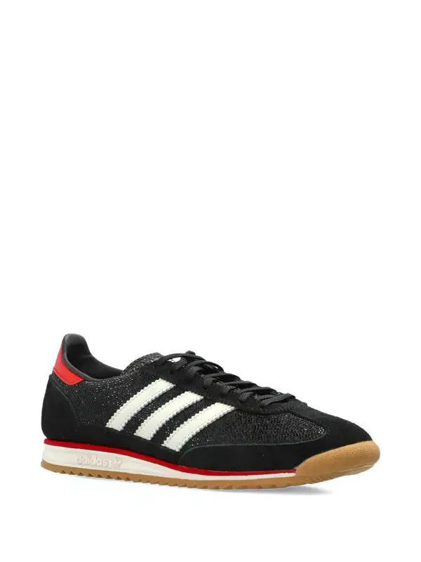 Adidas Sl 72 Og Striped Panel Sneakers - Black