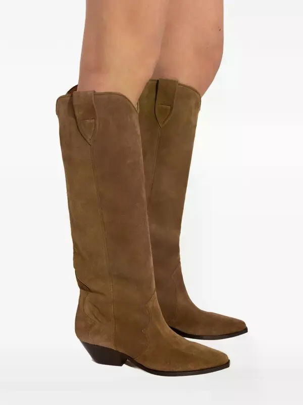 Isabel Marant Étoile Denvee Pointed-toe Boots - Brown
