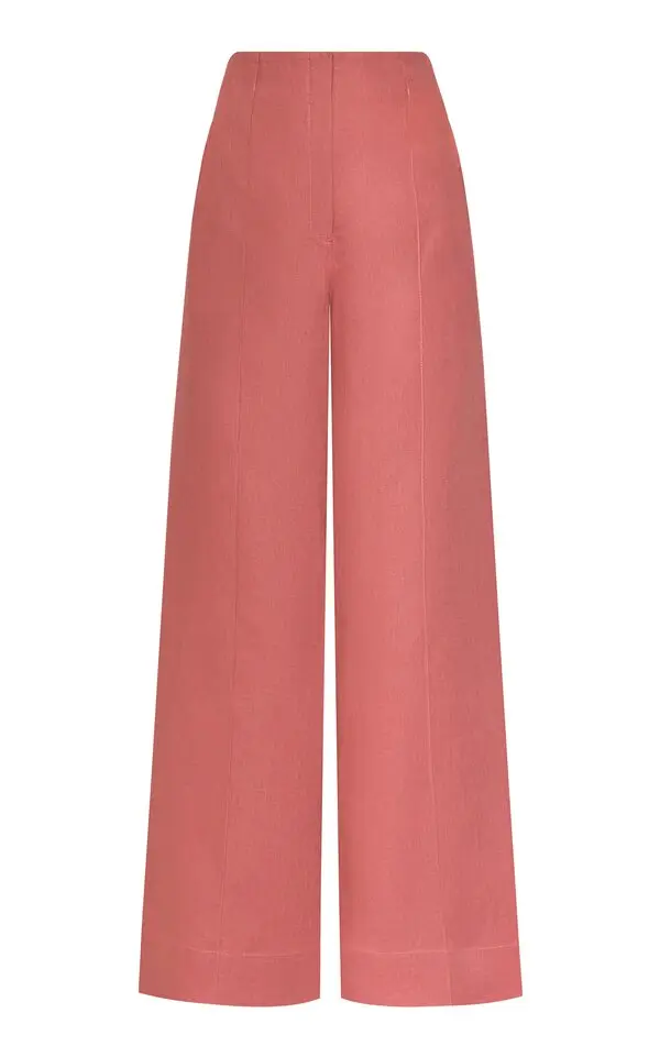 ANDRES OTALORA La Promesa High-rise Wide-leg Pants - Pink