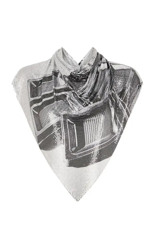 Rabanne Scarf - Silver