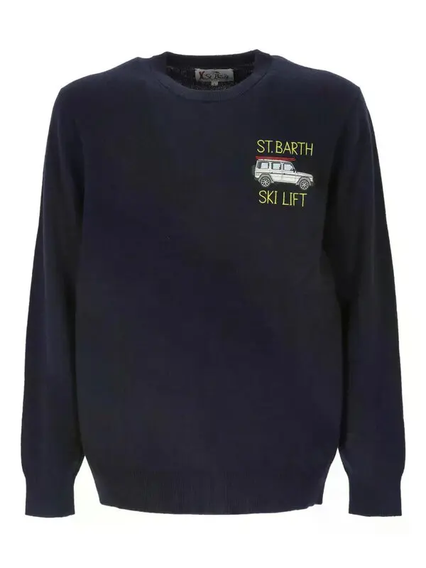 MC2 SAINT BARTH Crew-neck Sweater - Blue