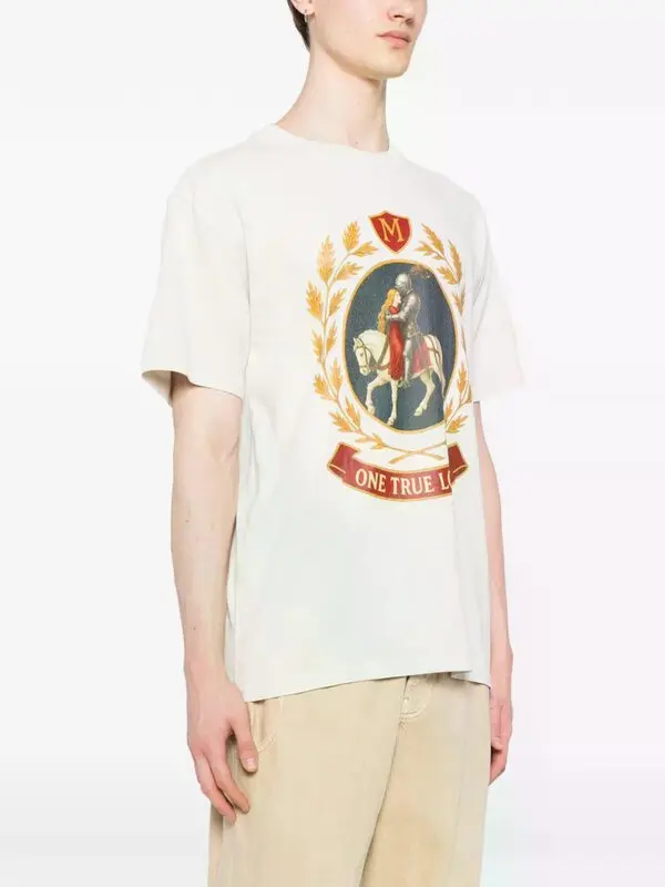 MELT Cotton Printed T-shirt - Neutrals