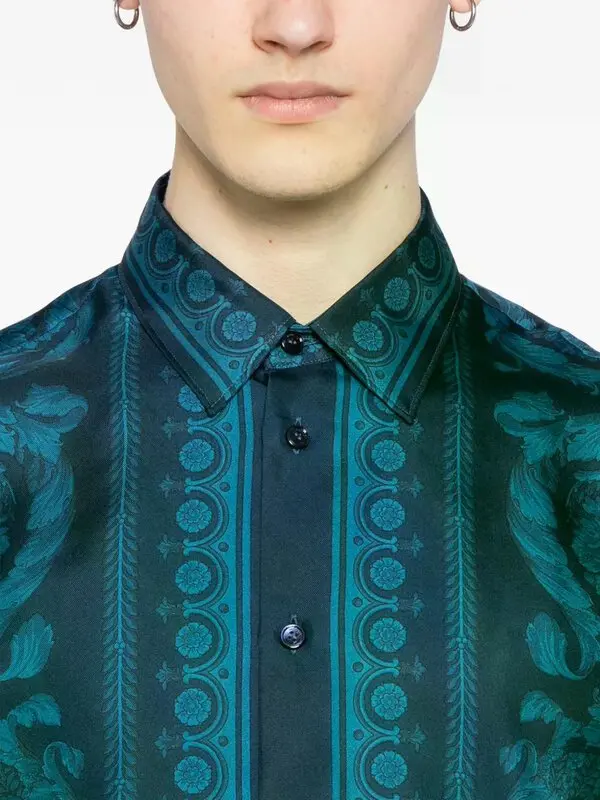 Versace Barocco Shirt - Blue