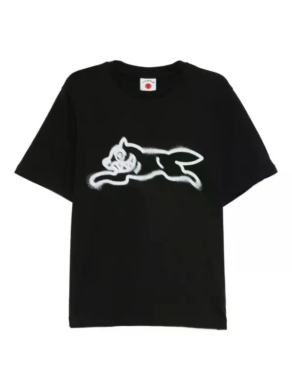 ICECREAM Spray Paint Running Dog T-shirt
