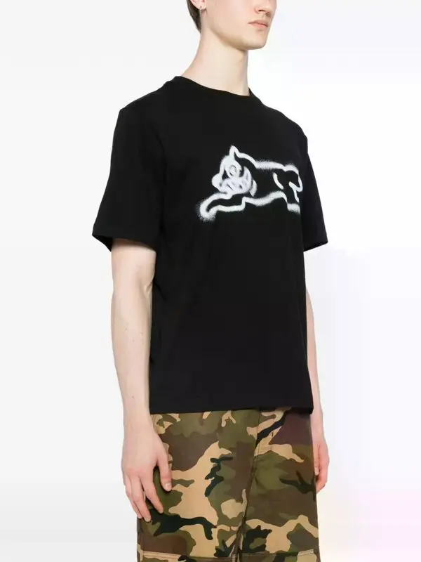 ICECREAM Spray Paint Running Dog T-shirt