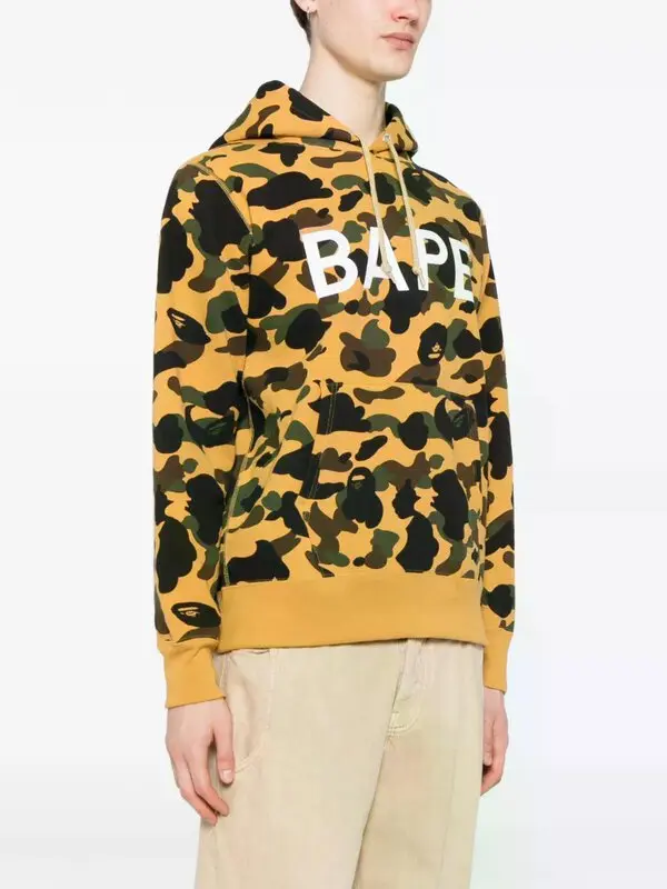 A BATHING APE Camo-print Hoodie