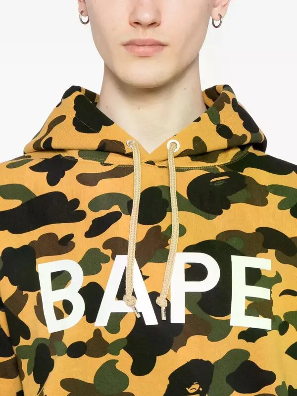 A BATHING APE Camo-print Hoodie