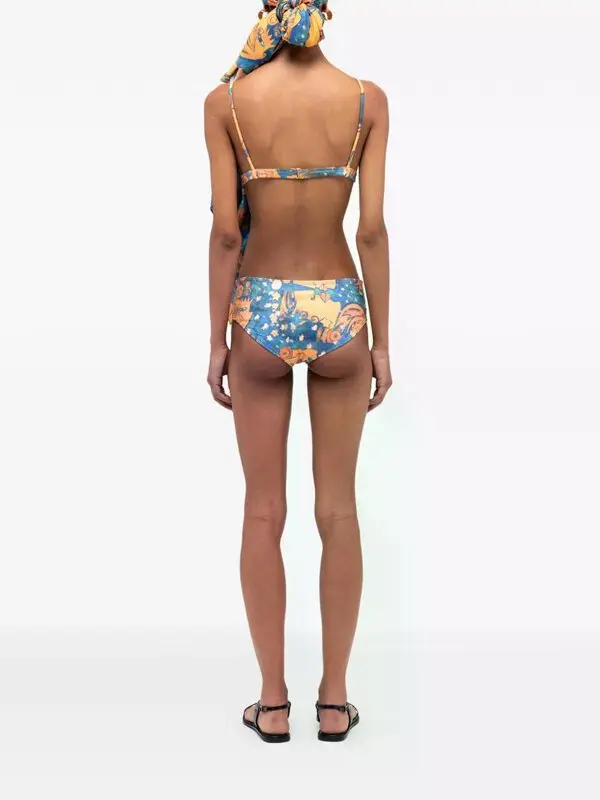 DONDE ESTEBAN El Beso Bikini Top - Blue