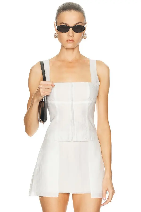 ZIAH Corset Top - Off White