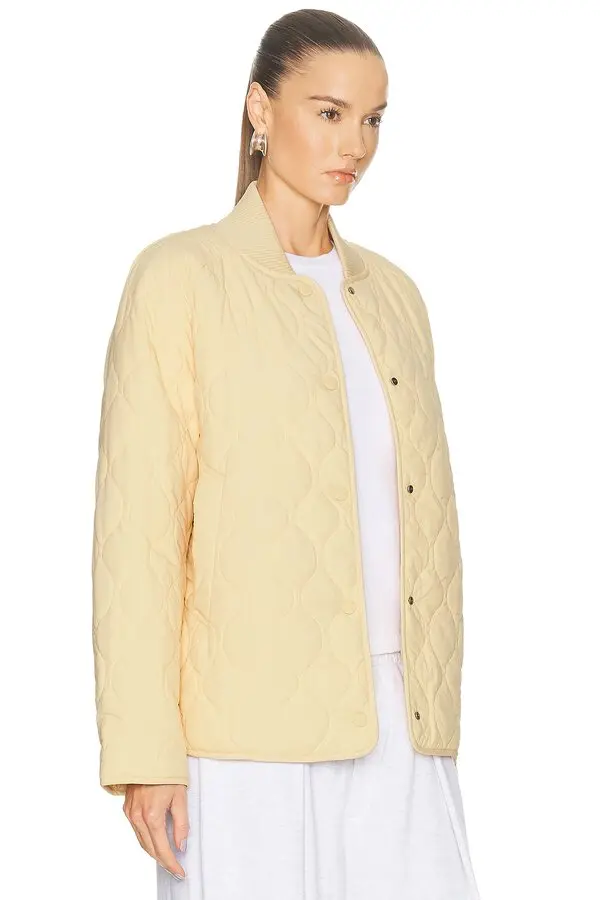 Varley Luca Quilted Jacket - Reed Yellow