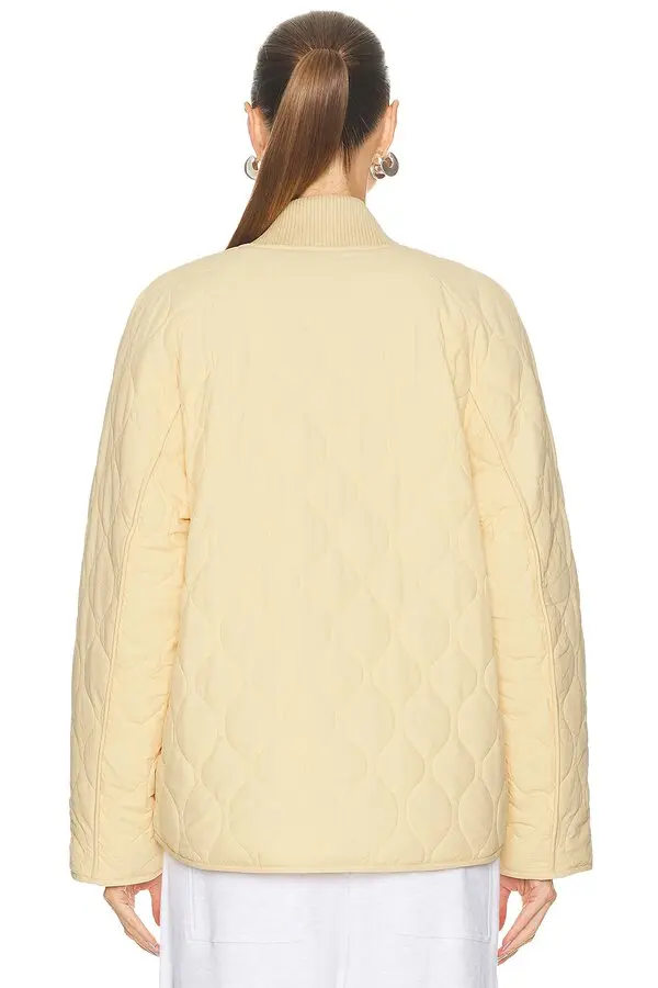 Varley Luca Quilted Jacket - Reed Yellow