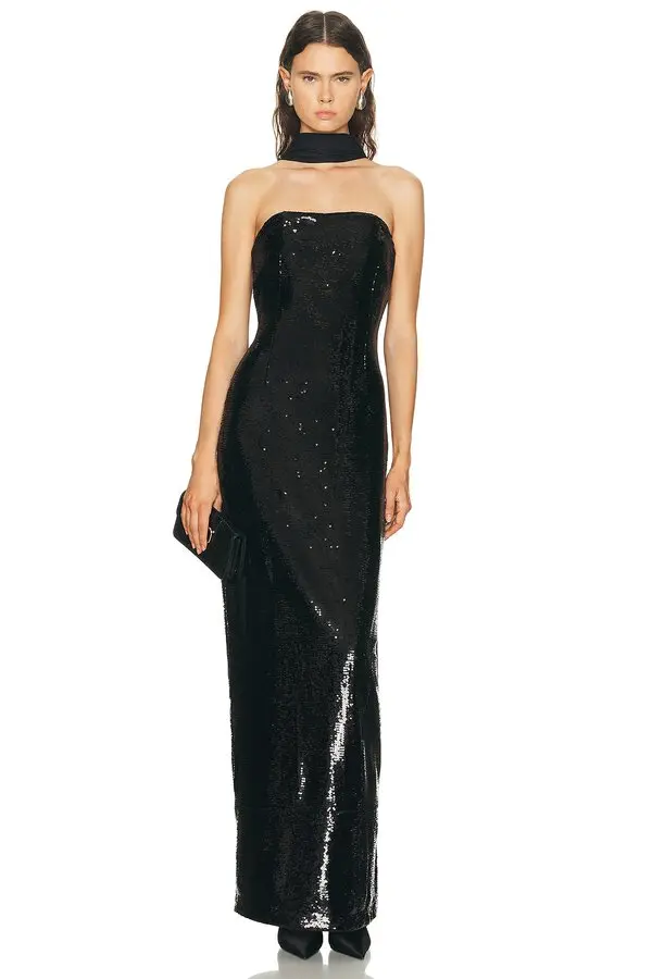 L'academie Veleda Sequin Gown
