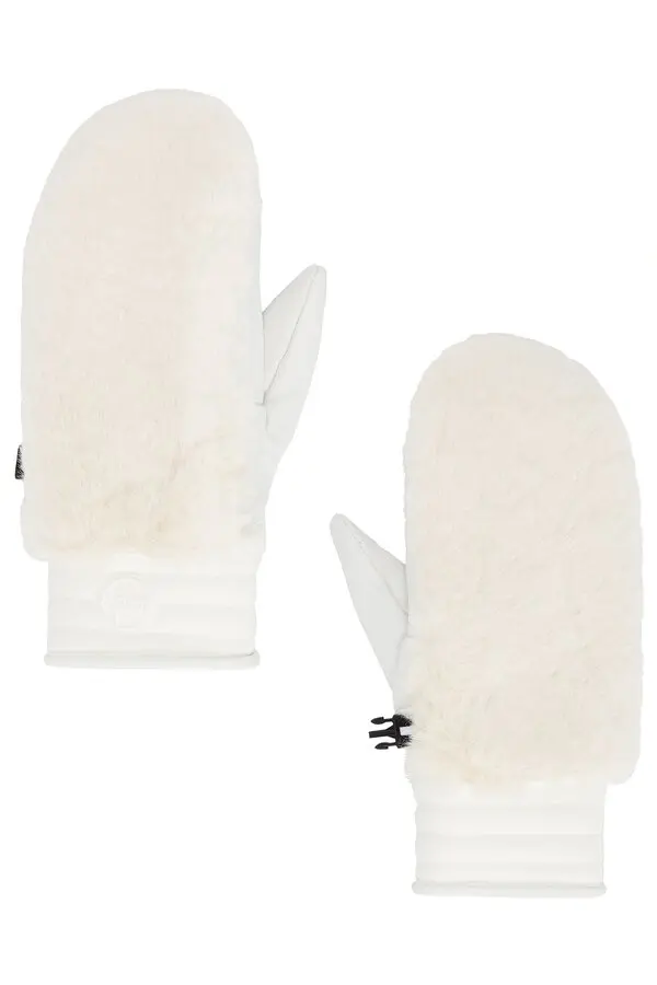 Fusalp Faux Fur Mittens - Desert & Neige