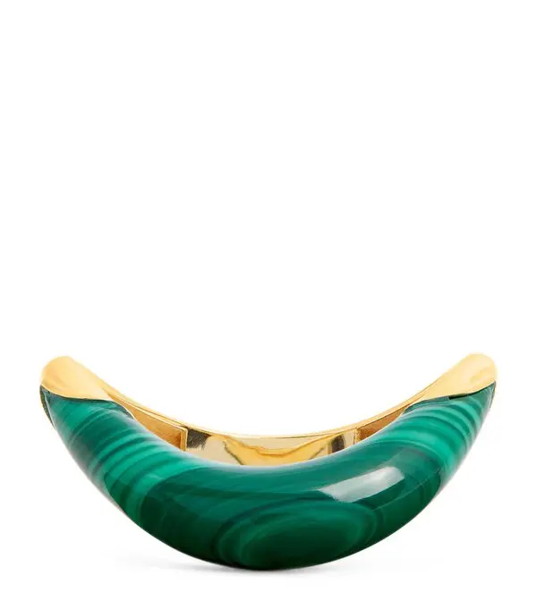 L'ATELIER NAWBAR Yellow And Malachite Stackable Ring - Gold