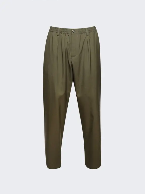Marni Trousers Deep Sage - Green
