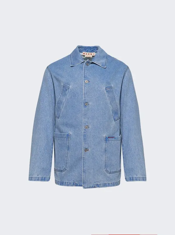 Marni Denim Shirt Jacket - Blue