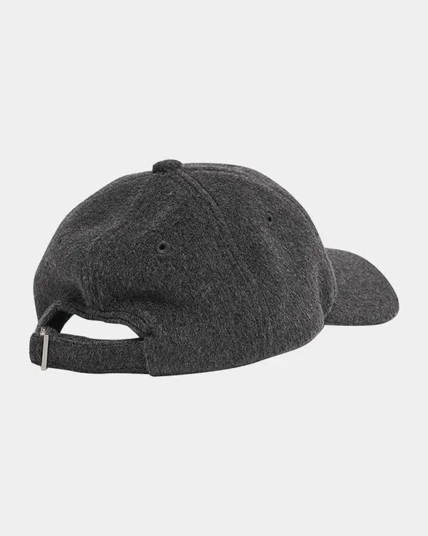 Jacquemus Wool Baseball Cap - Dark Grey