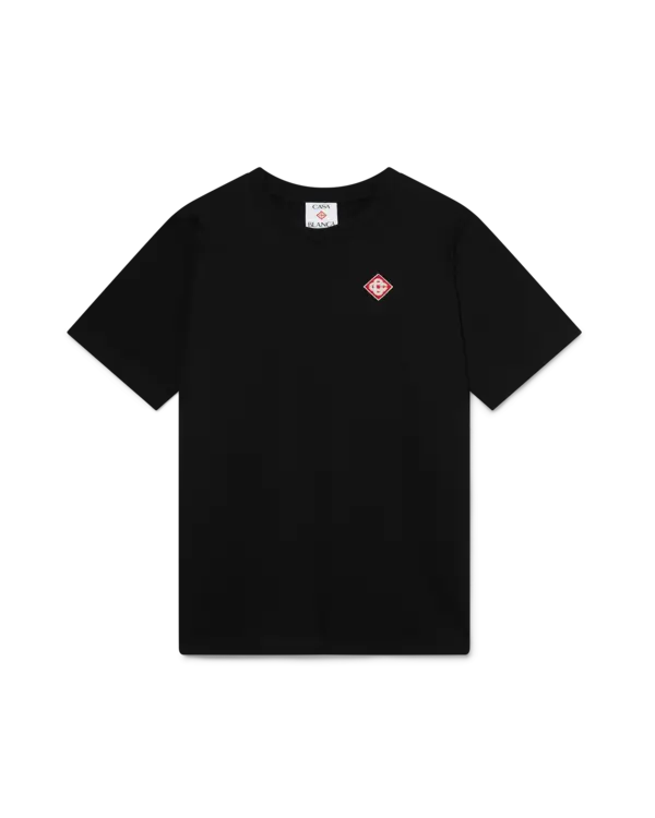 Casablanca Diamond Logo Short Sleeve T-shirt - Black