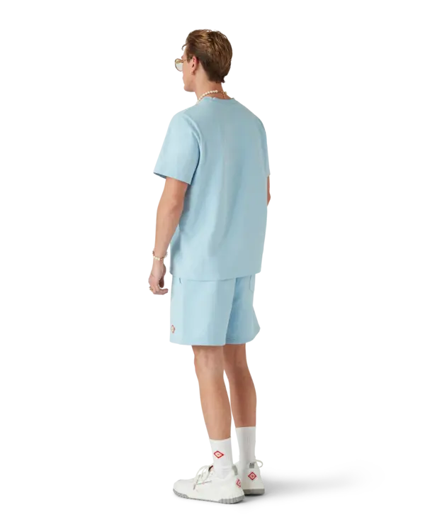 Casablanca Diamond Logo Short Sleeve T-shirt - Light Blue