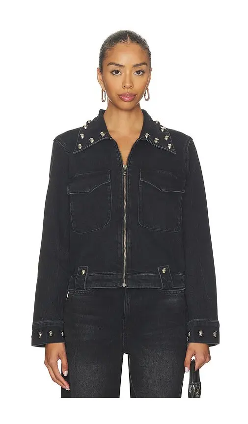 Rails Roxbury Studded Denim Jacket