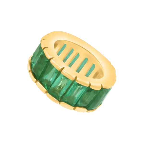 OUF! Emerald Baguette Slider Charm - One-color