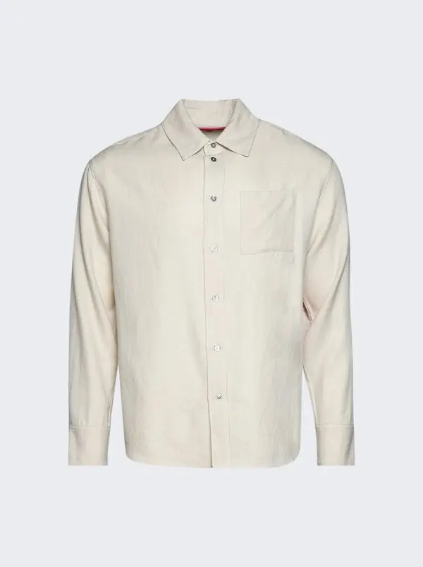 THE ELDER STATESMAN Pashimina Pocket Shirt Moth
