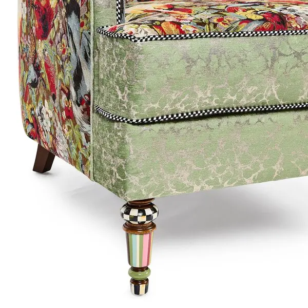 MACKENZIE-CHILDS Birdsong Wingback Chair